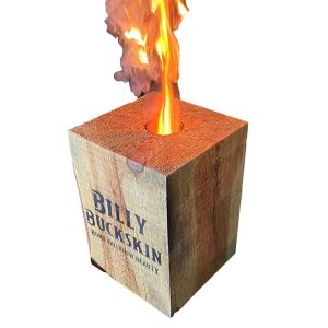 Swedish Candle One Log Campfire - Billy Buckskin Fatwood