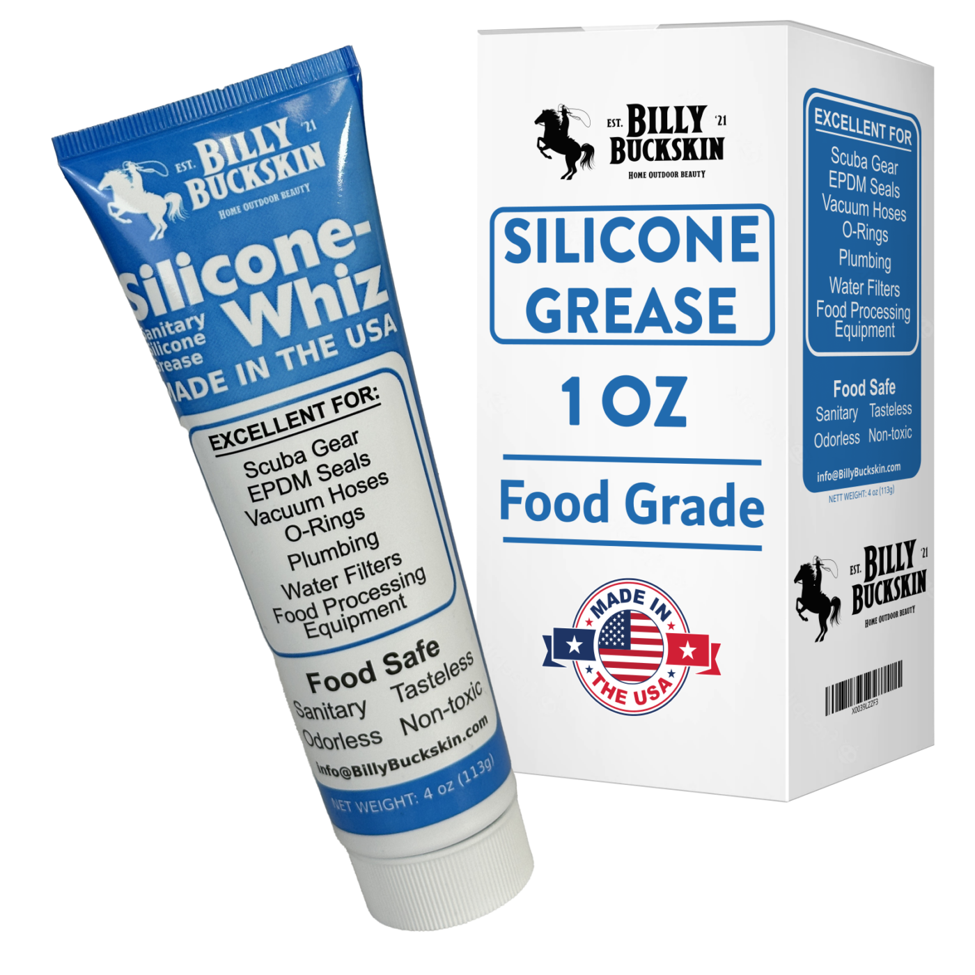 Silicone-Whiz Silicone Grease - Billy Buckskin Fatwood